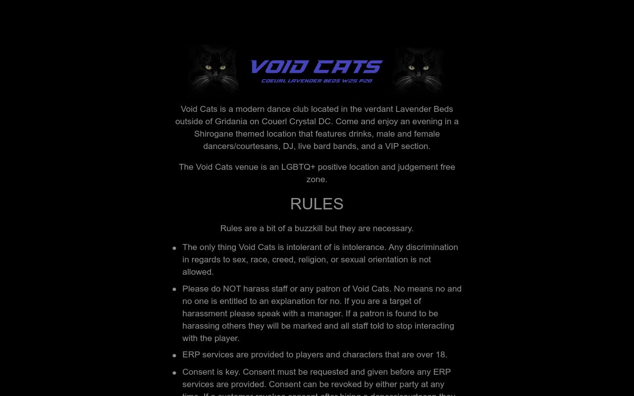 Void Cats Home
